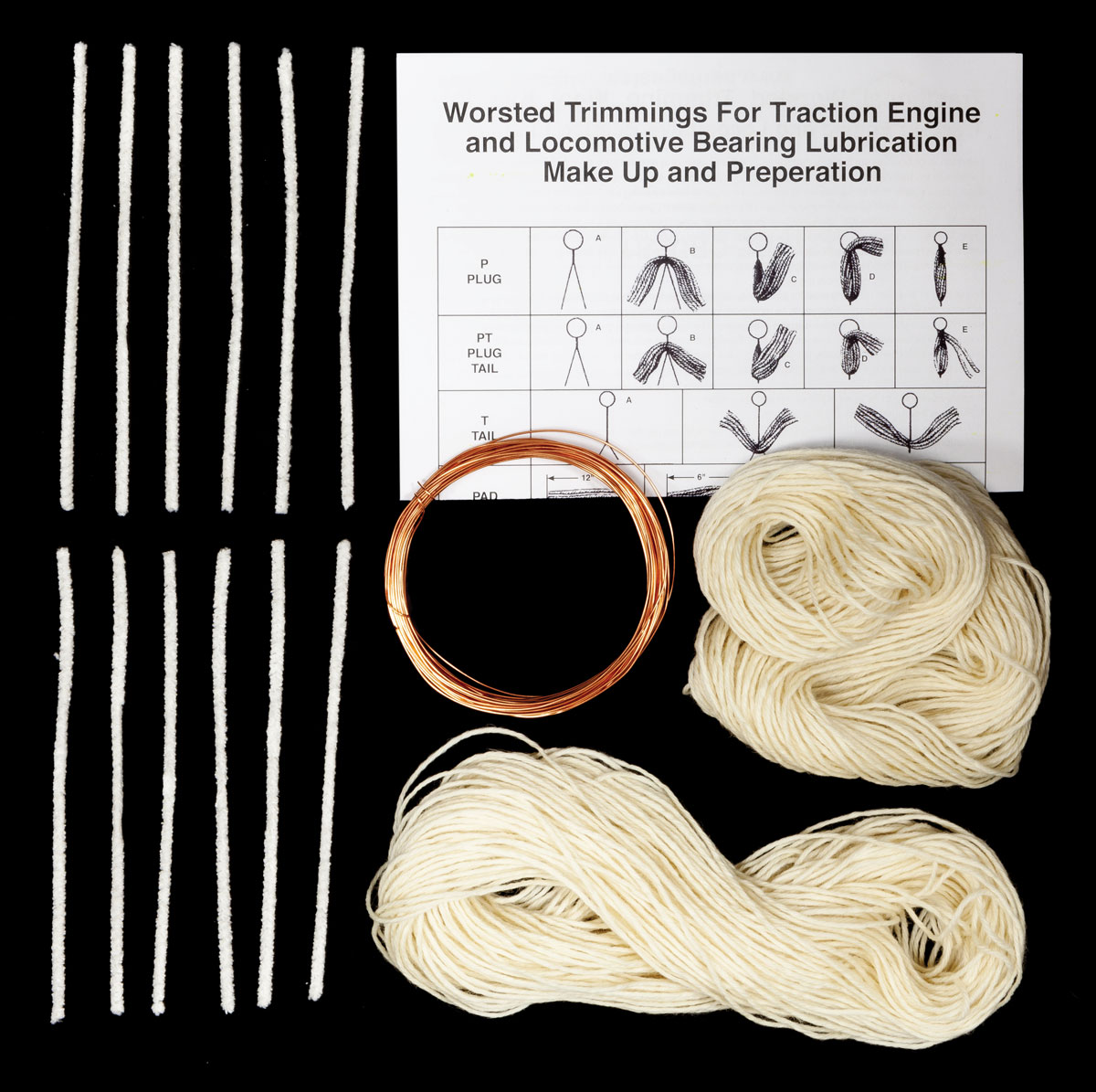 Worsted Wool Lubricator Kit